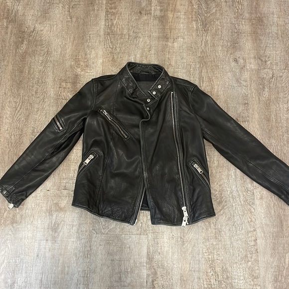 All Saints | Jackets & Coats | All Saints Leather Jacket | Poshmark
